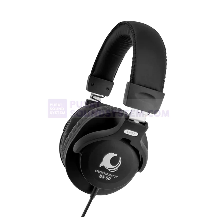 Jual Dolphin Sound DS-50 Headphone Closed Back Kabel 32 Ohm