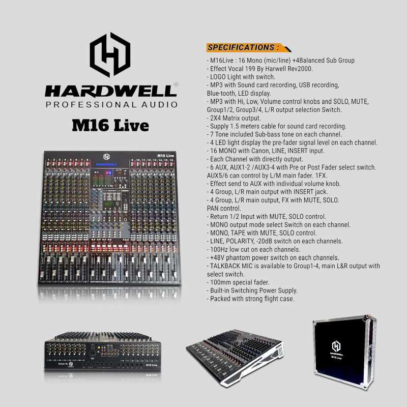 Jual Hardwell M16 Live