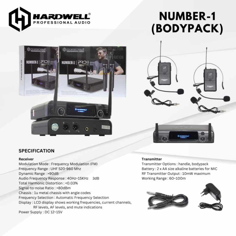 Jual Hardwell Number 1 Bodypack