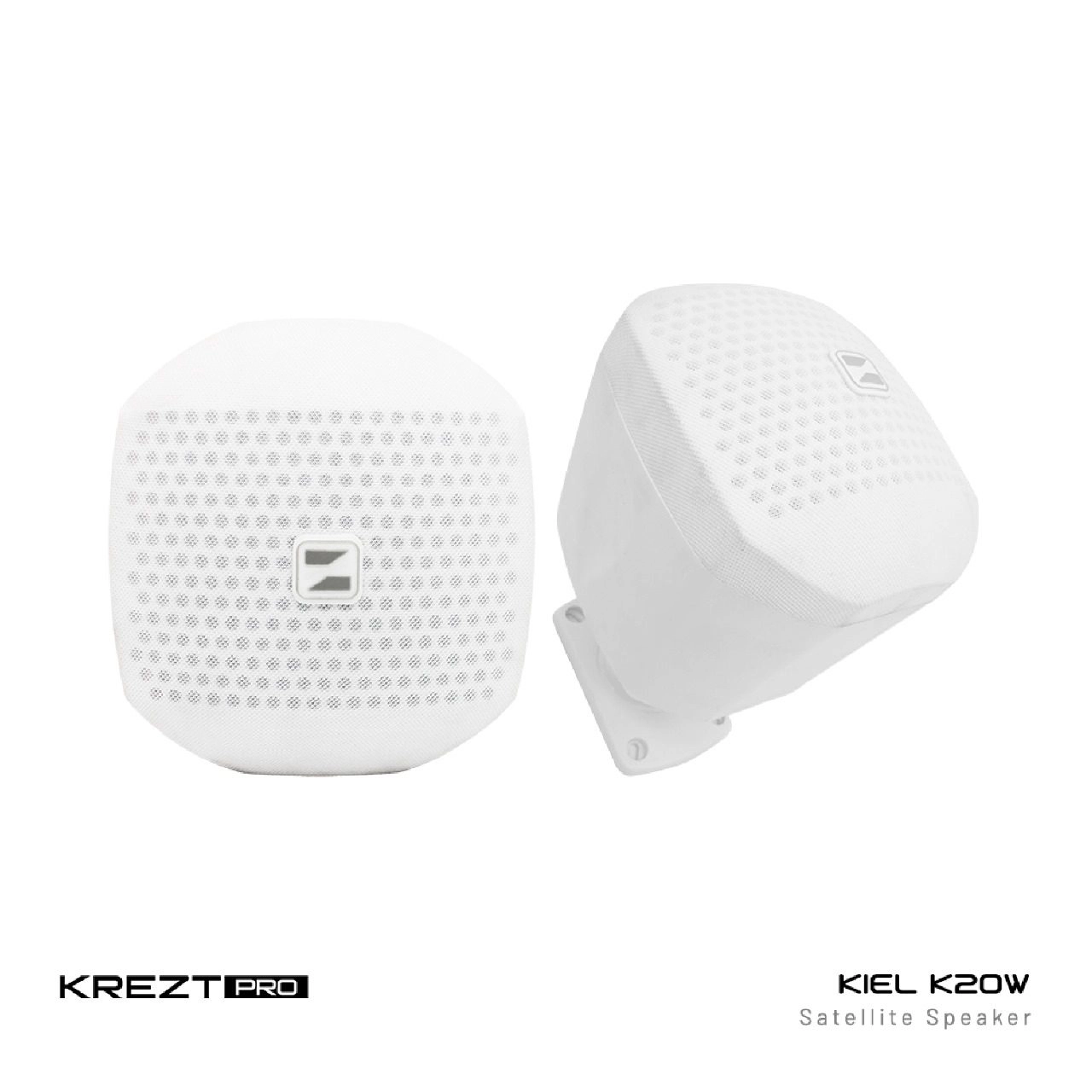 Jual KREZT KIEL 20W Speaker Dinding Pasif 4 Inch 8 Ohm 20 Watt Putih ...