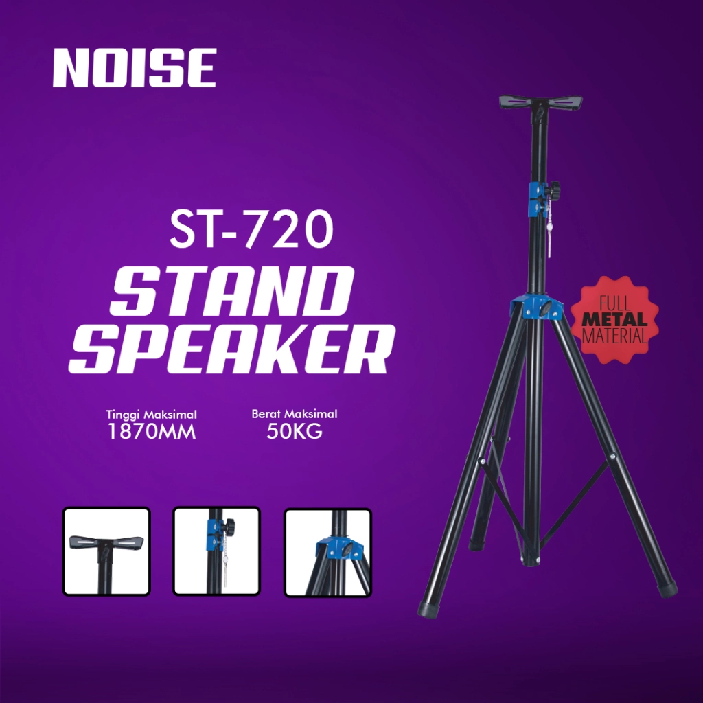 Jual NOISE ST 720 Stand Speaker Biru